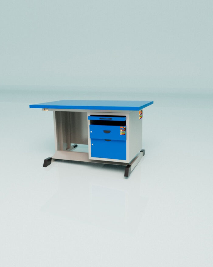 Office Single Table (Powder Coated) – Everest Steel