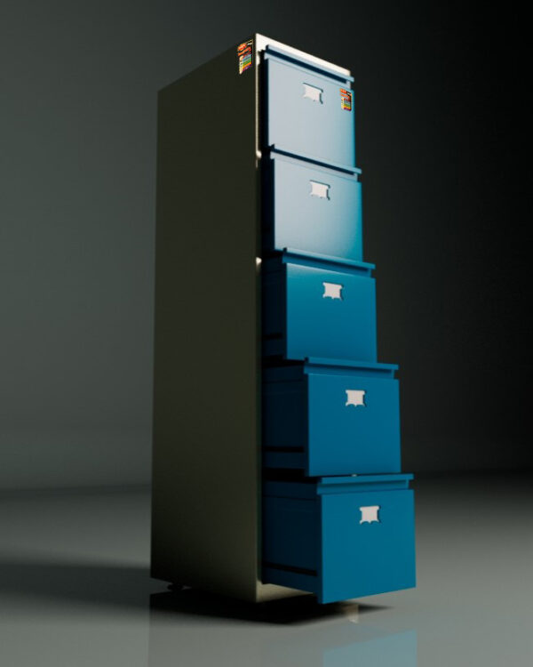 Filing Cabinet 5 Drawer Premium – Everest Steel